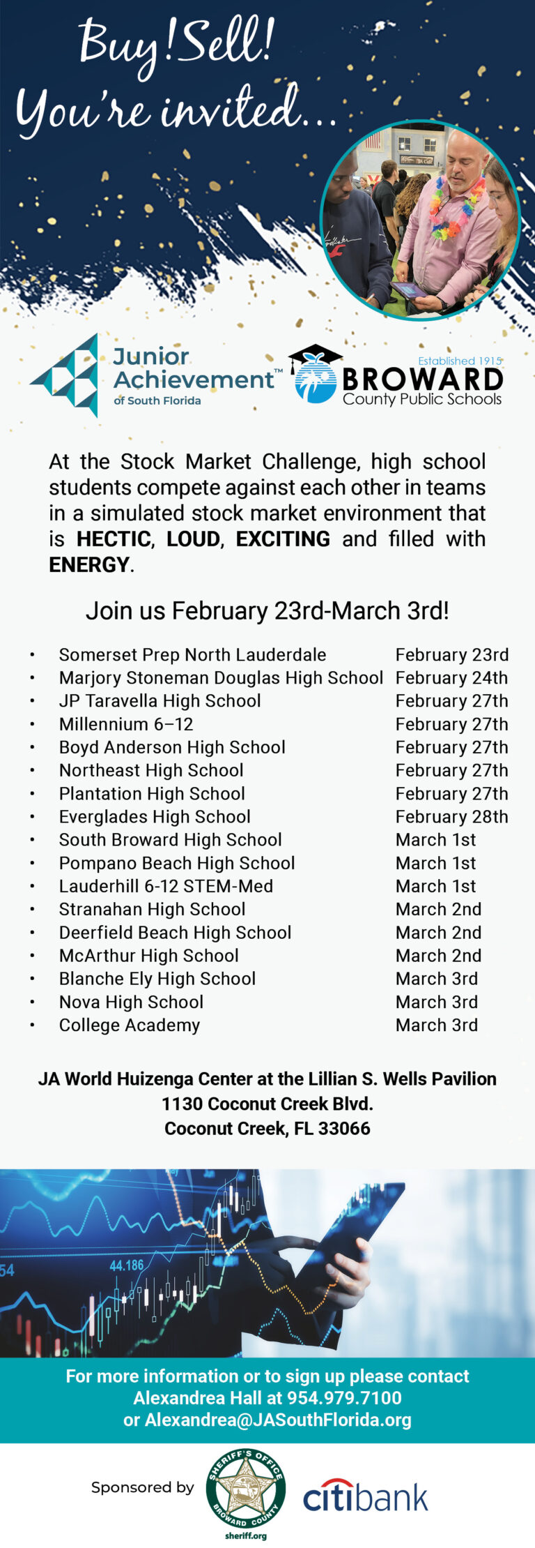 Broward County Students Compete in Stock Market Challenge